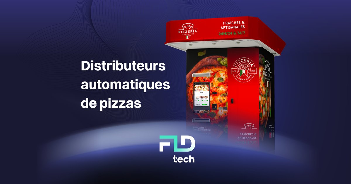Automatic pizza vending machines, Software & Solutions | FLD Tech